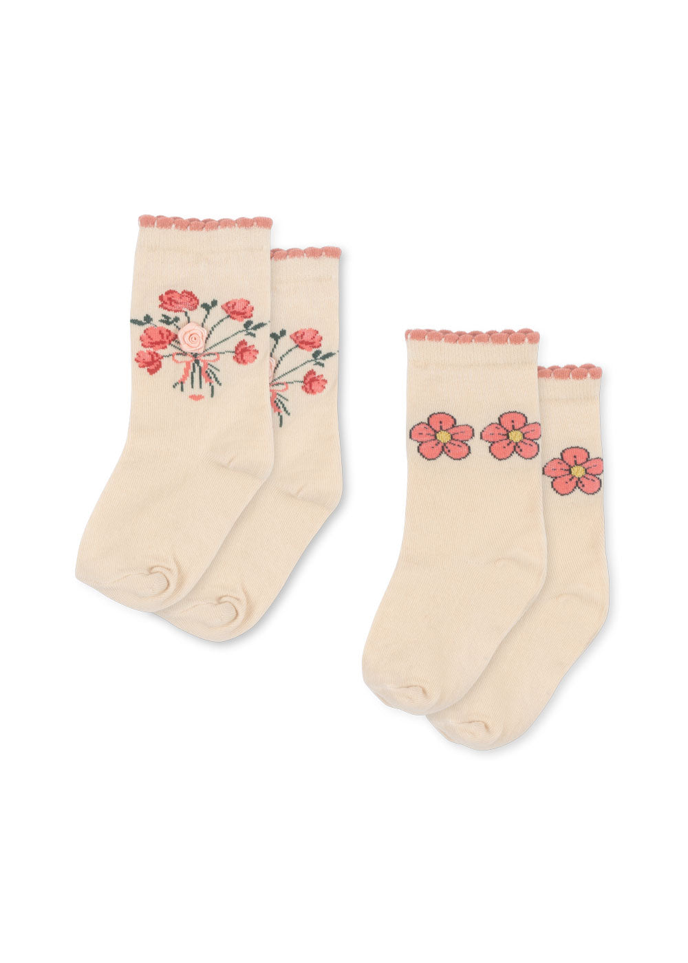 2 pack rose socken - rose mix – kongessloejd.nl