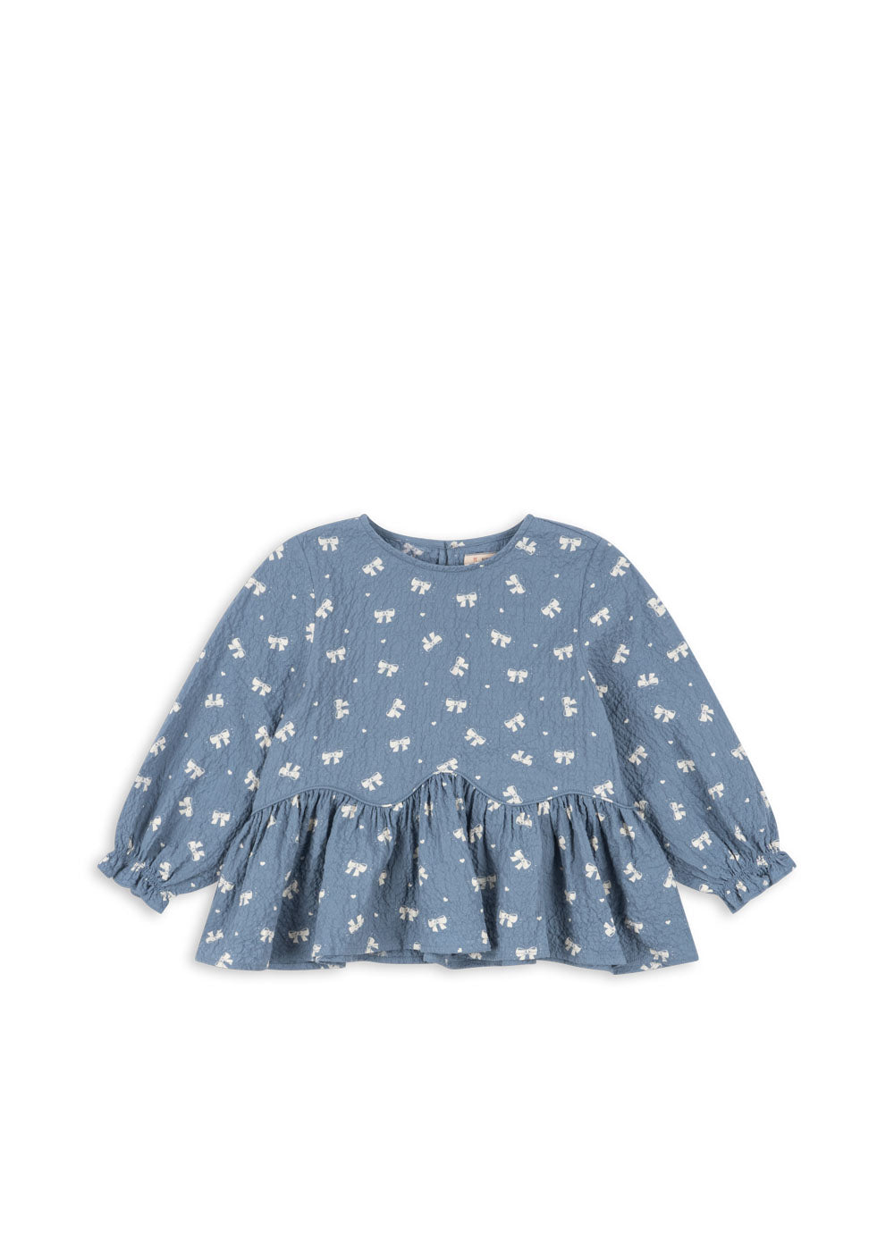 Vida Shirt - boucle blue – kongessloejd.nl
