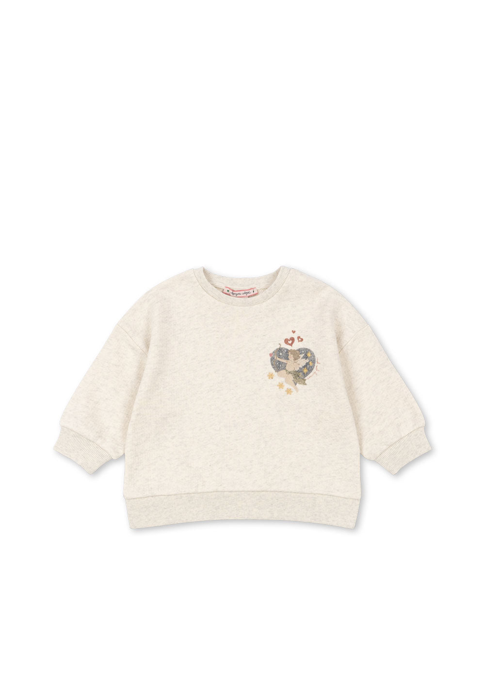 LOUPY LOU SWEAT SHIRT - off white melange – kongessloejd.com